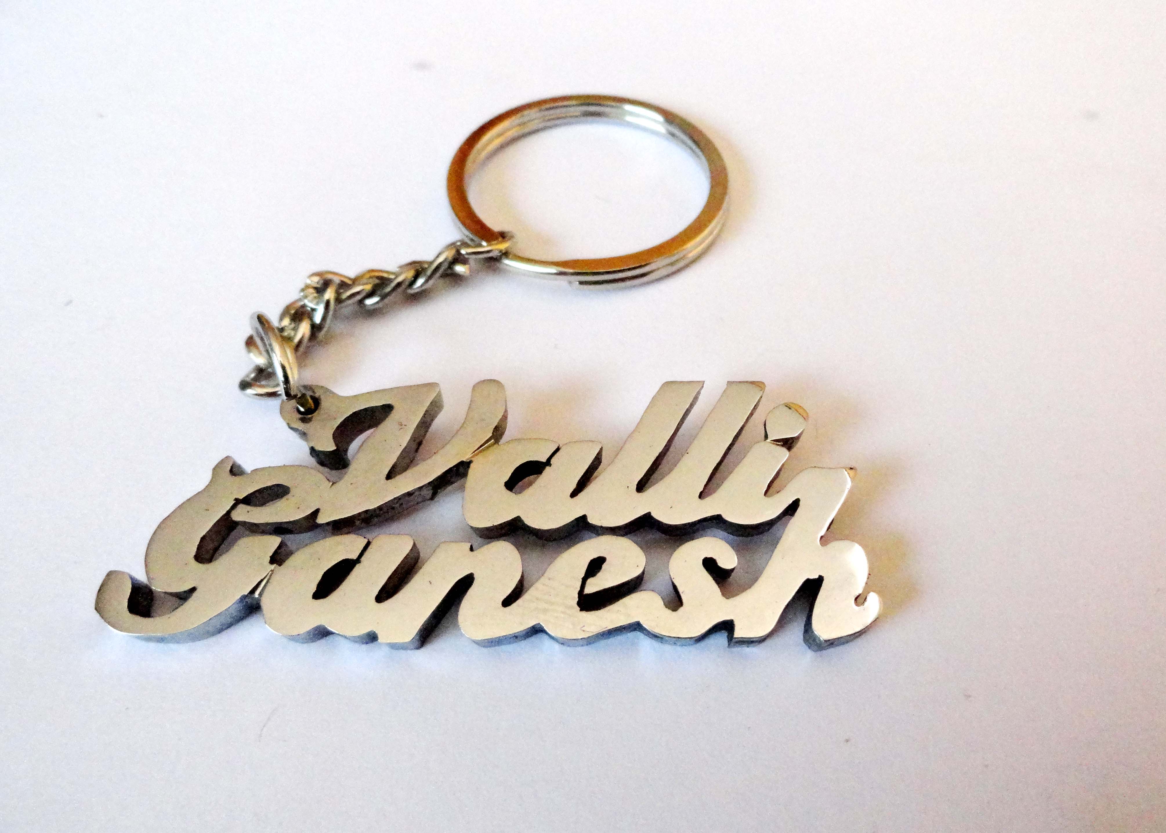 Designer Personal Name Keychain Handcarved Key Chain UNIQUE designer-personal-name-keychain-handcarved-key-chain-unique