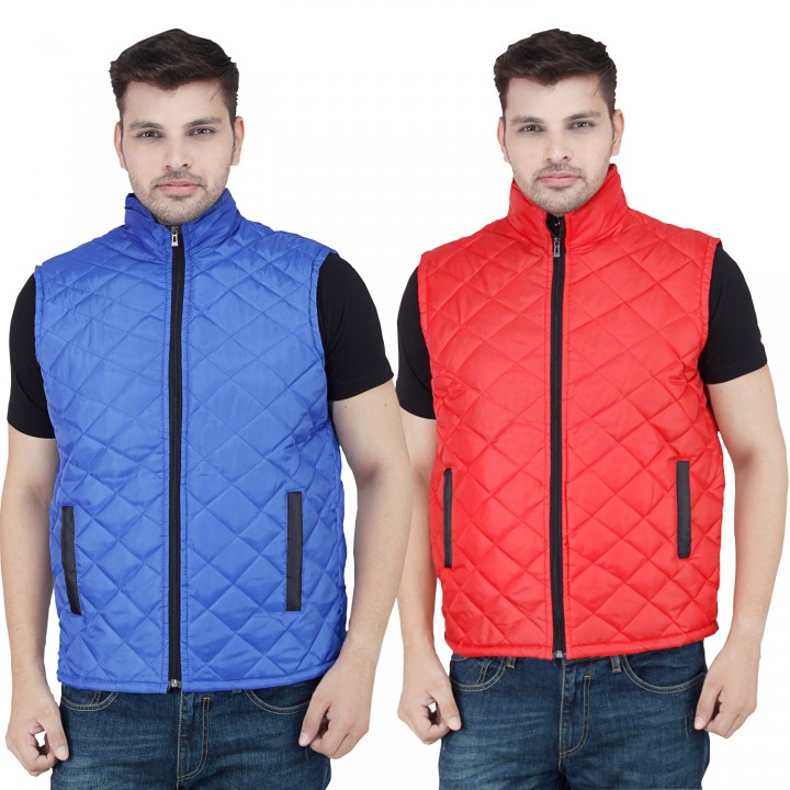 Buy Stylox Men's Orange & Black Jackets (Set of 2) Online @ ₹999 from ...