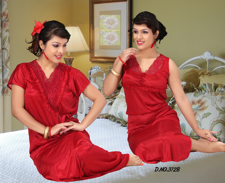 Gift Sexy Night Set 2p Nighty & Overcoat Hot Bed Sleep Wear Fun Robe ...