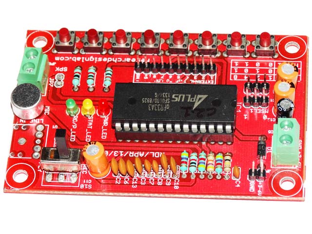 Buy Voice Playback And Recorder Kit Apr33a3 Ic 11 Minutes Audio For Pic Arduino Arm Online