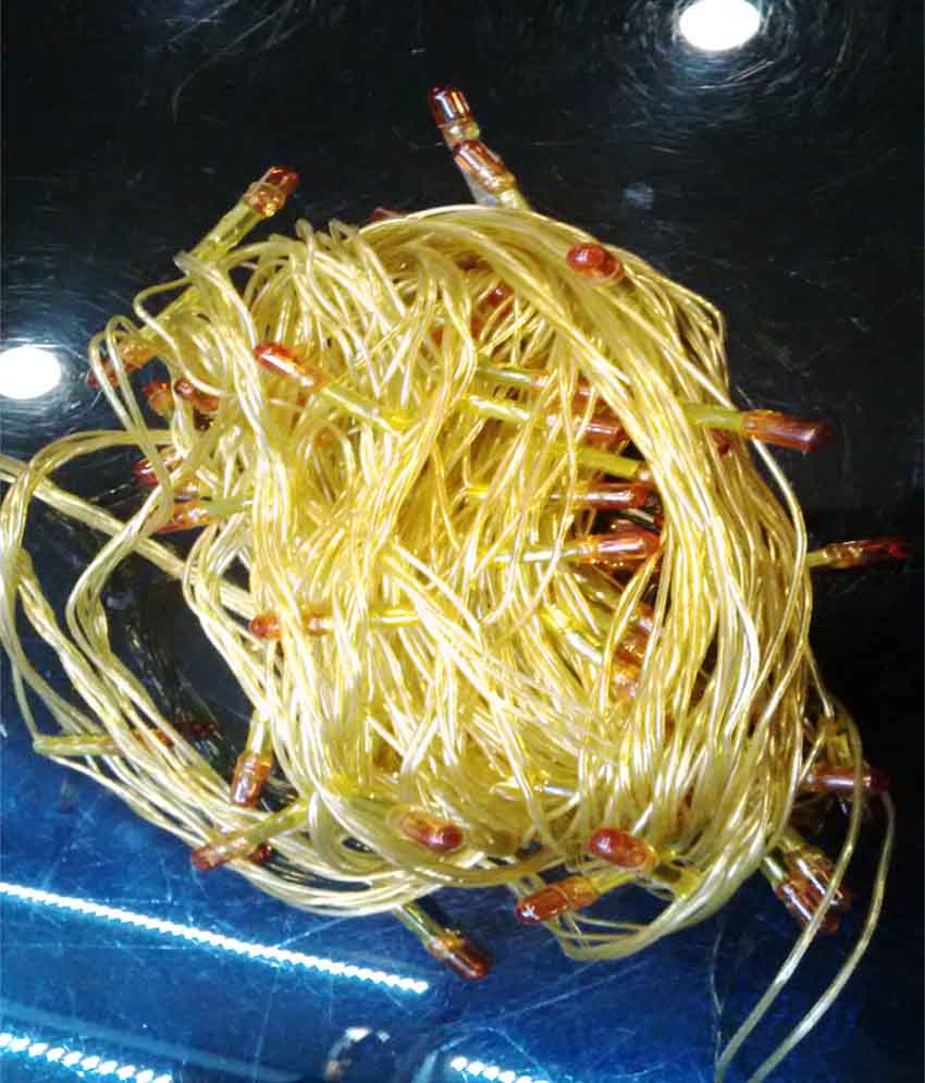 Buy Yellow Copper Wire Rice Still Lights Online @ ₹363 from ShopClues