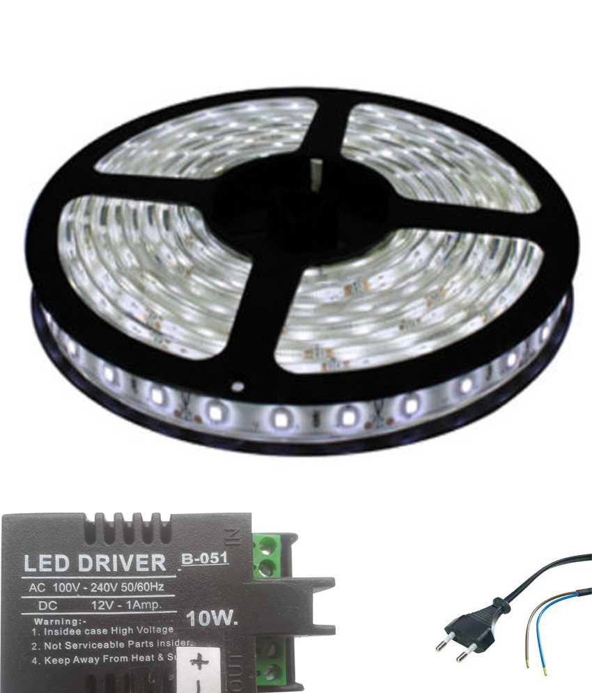 Buy Water Proof Smd Strip Led Light In White Colour With Led Driver ...
