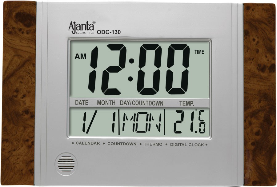 Ajanta LED Digital Table Mini Clock ODC - 130 1yr Manufacturer Warranty