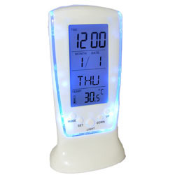 Buy Digital Table Clock With Lcd Display With Backlit Light Online ...