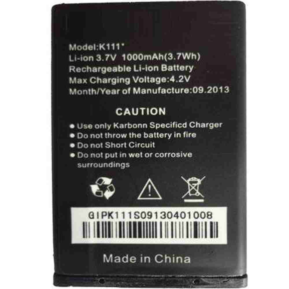 Buy Battery for Karbonn K111 - KB-5C Online @ ₹643 from ShopClues