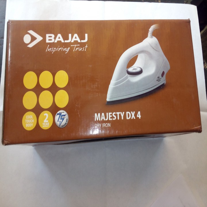 Buy BAJAJ MAJESTY DX4 DRY IRON Online @ ₹897 from ShopClues