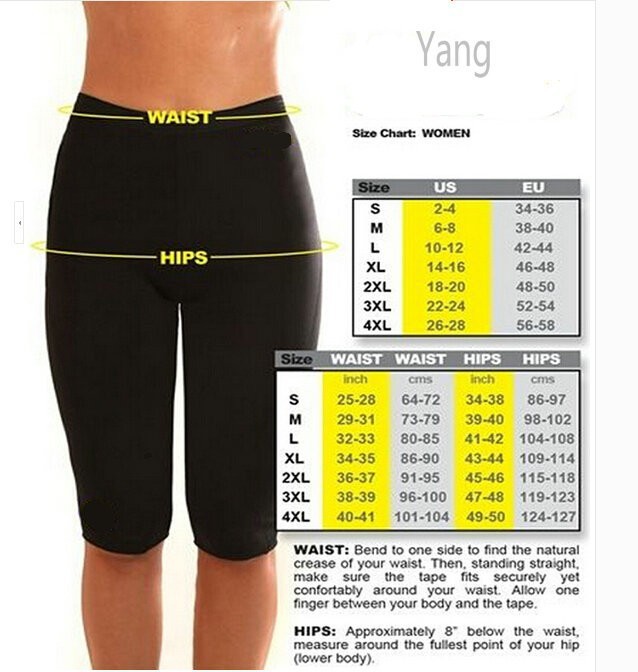 Buy Hot shaper pant stretch neoprene slimming body shaper As Seen On TV ...