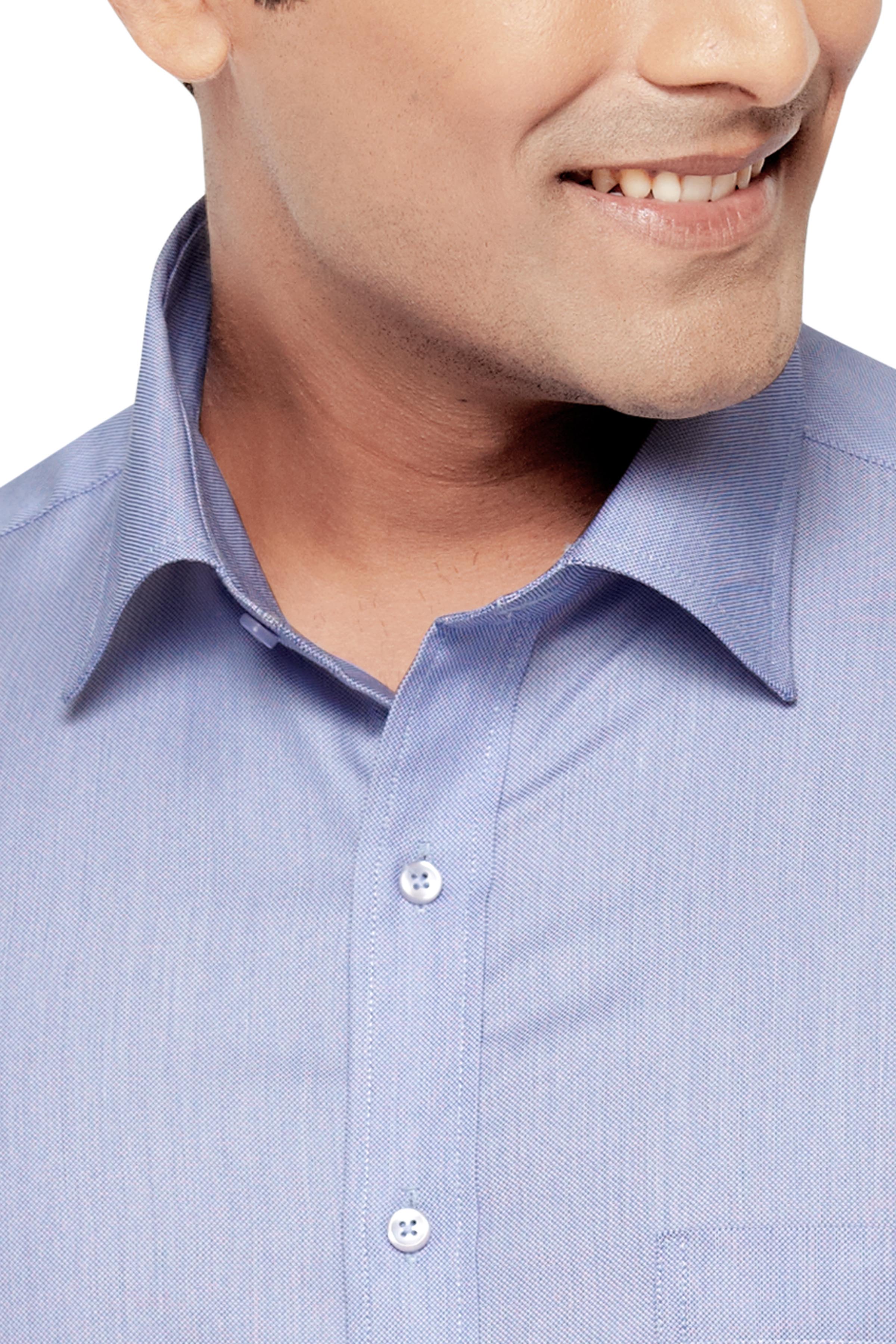 Buy Corporate Club 50029 Mens Formal Office Shirt Navy Blue Online ...