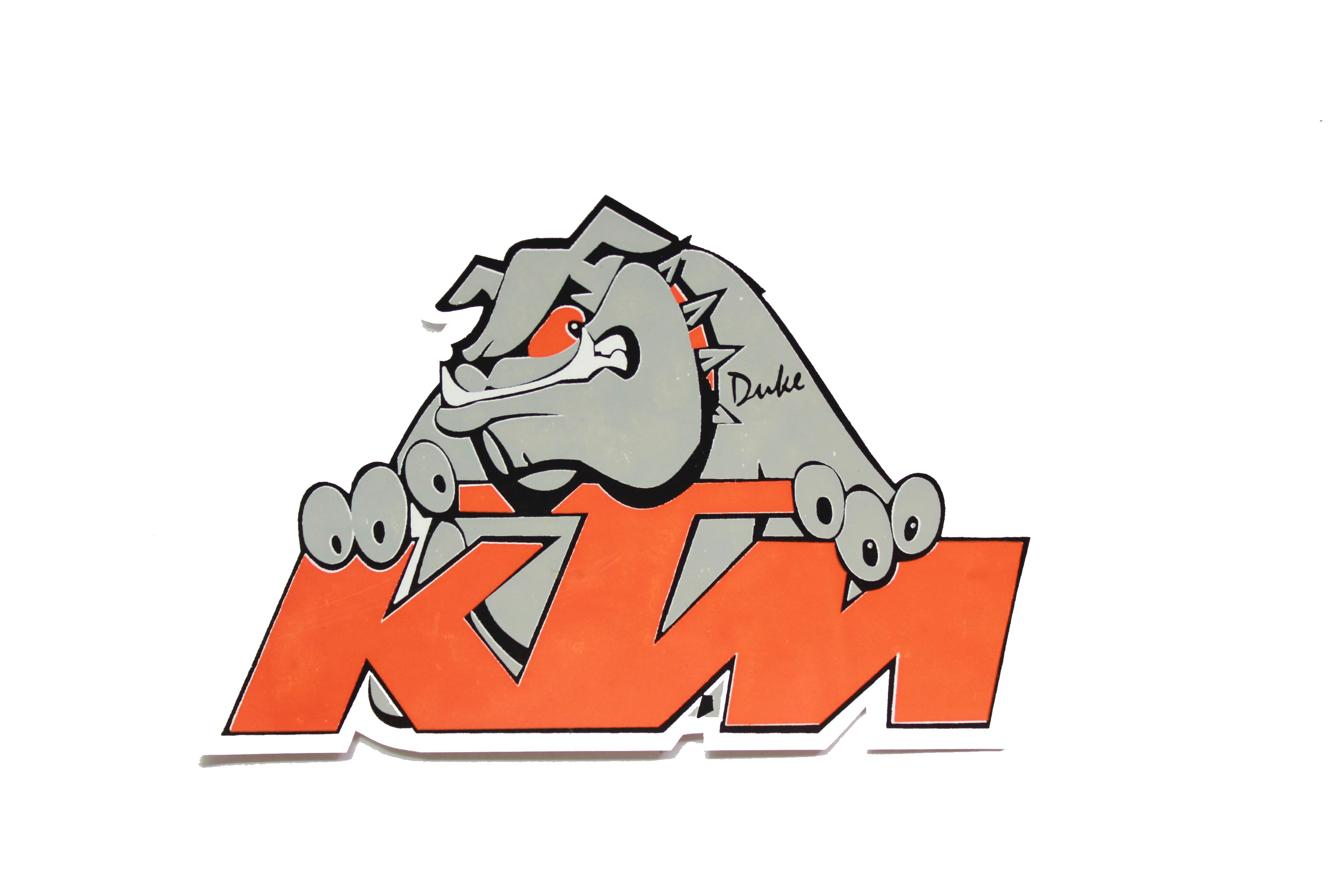 Buy KTM DUKE BULL DOG BIKER DECAL/STICKER Online @ ₹199 from ShopClues