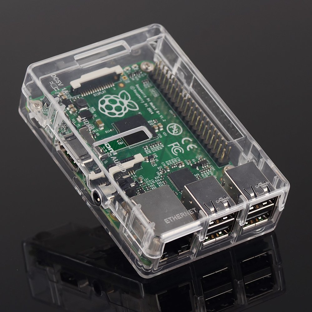 Buy Raspberry Pi Clear Acrylic case for model B+ or PI 2 (1 Gb version ...