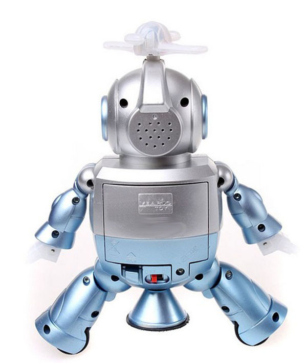 Dancing Robot Battery Operated Musical Sound Colorful Lights Toy Game ...