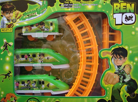 Ben10 Battery Operated Train Set for Kids