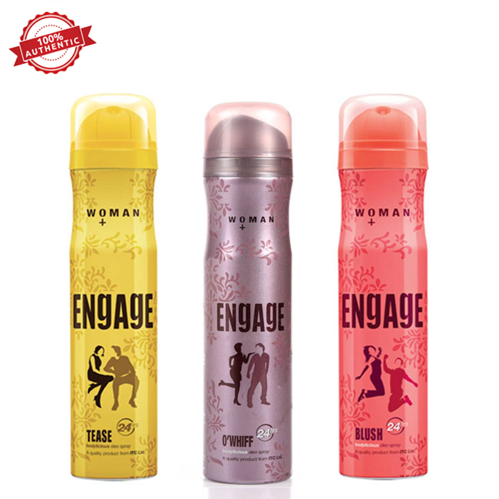 Buy Engage Deo Combo (Tease, OWhiff, Blush) For Women Pack of 3 Online ...