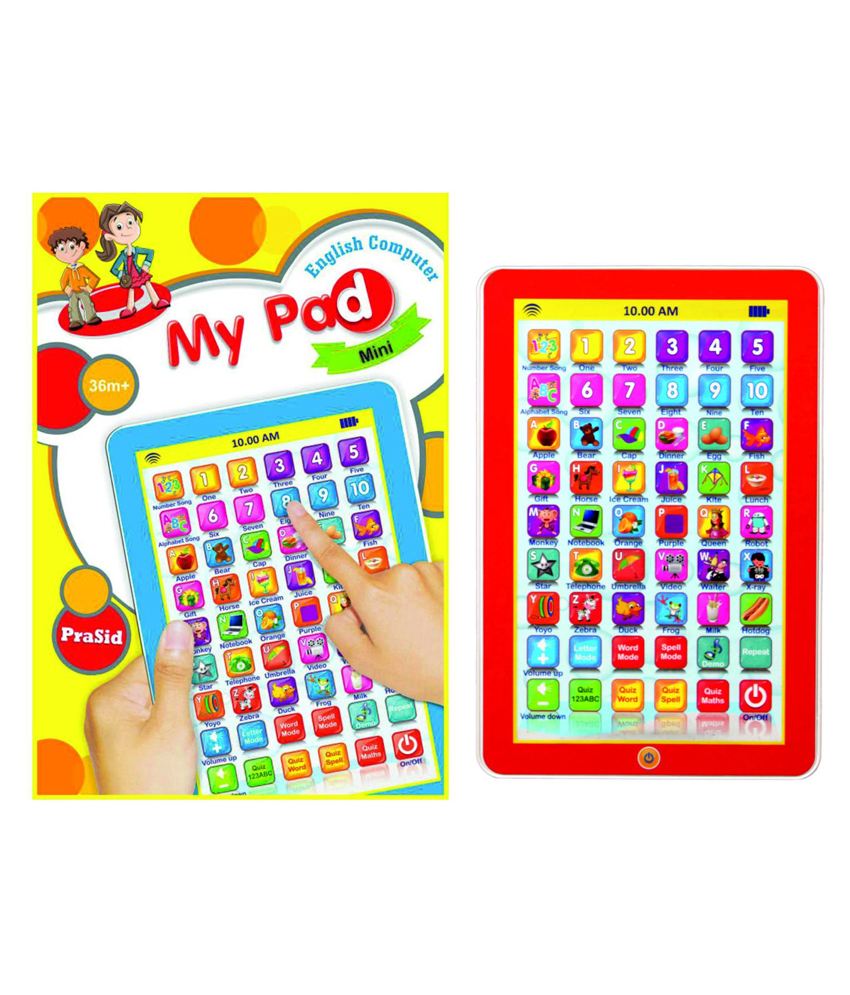 Buy My Pad Mini Educational Learning Tablet For Kids Online @ ₹355 from ...