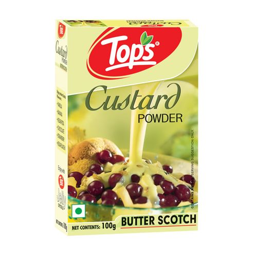 Buy Tops Custard Powder Butter Scotch,100 gm(pack of 5pkt)(MRP175)(S/C ...