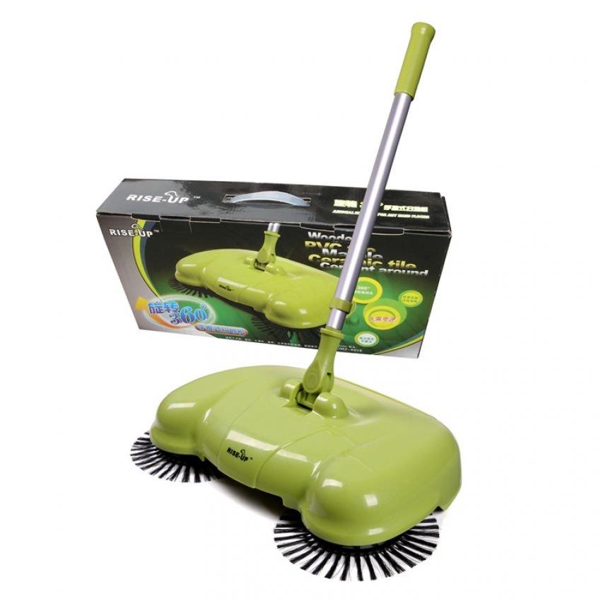 Buy 3-in-1 360 Rotation Hand Propelled Sweeper Broom Dustpan Online ...
