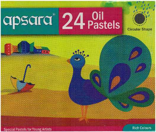 Apsara Oil Pastel 24 Col. (Pack of 2) at Best Prices - Shopclues Online ...