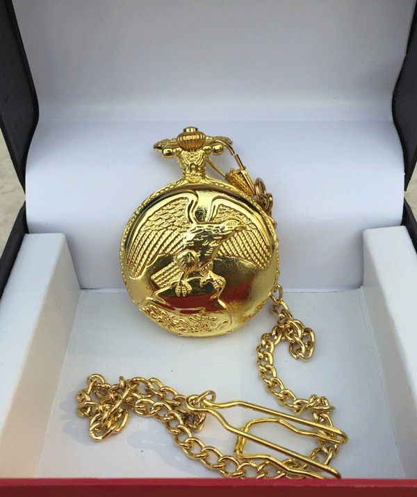 Buy Mahatma Gandhi Style Golden Pocket Watch Online @ ₹299 from ShopClues