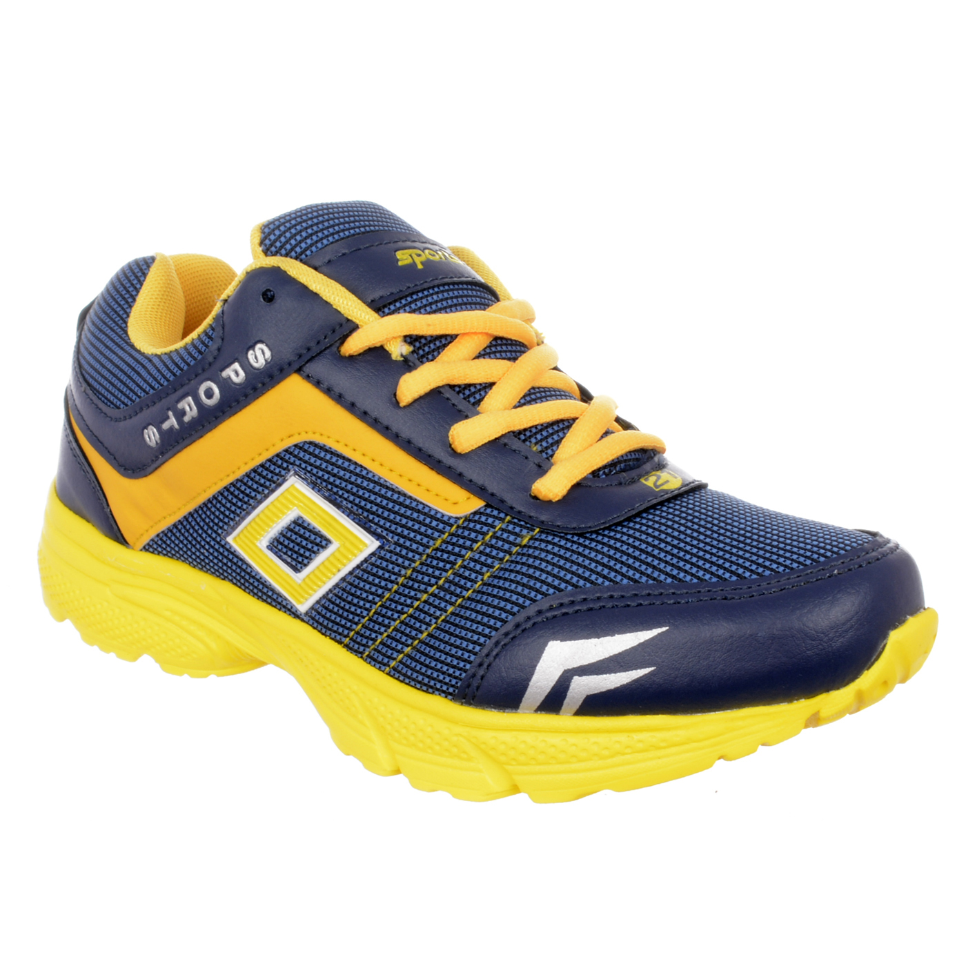 Buy Blue Yellow Shoe Online @ ₹2400 from ShopClues