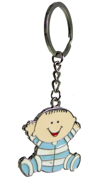 Happy Baby Shaped Key Ring/Key Chain