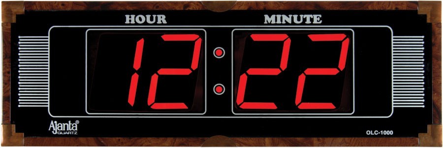 Ajanta LED Digital Wall Clock - OLC- 1000
