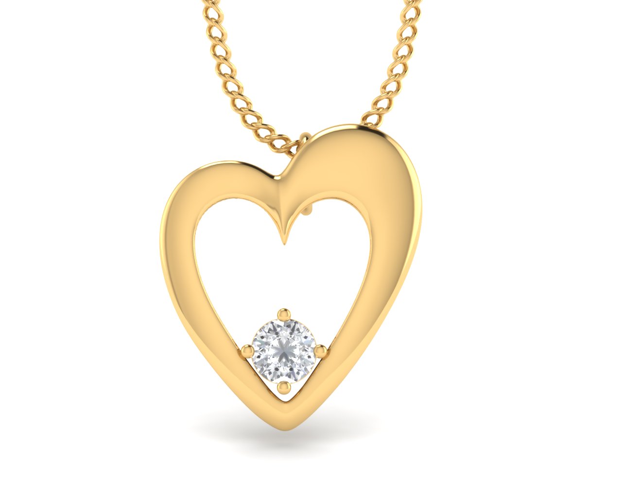 Mani Jewel 10Kt Hallmarked Gold Pendant Valentine Collection (Design 10 ...