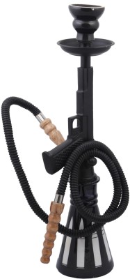 Buy Al Alif Exclusive Design 17 Inch Gun Bullets Steel, Glass Hookah ...