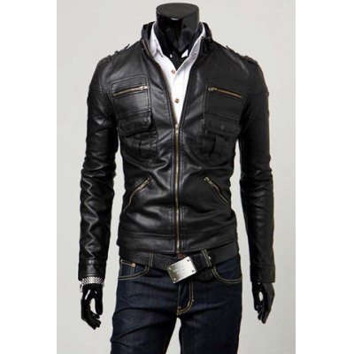 Buy Shimmer trends mens leather jackets. Online @ ₹5000 from ShopClues