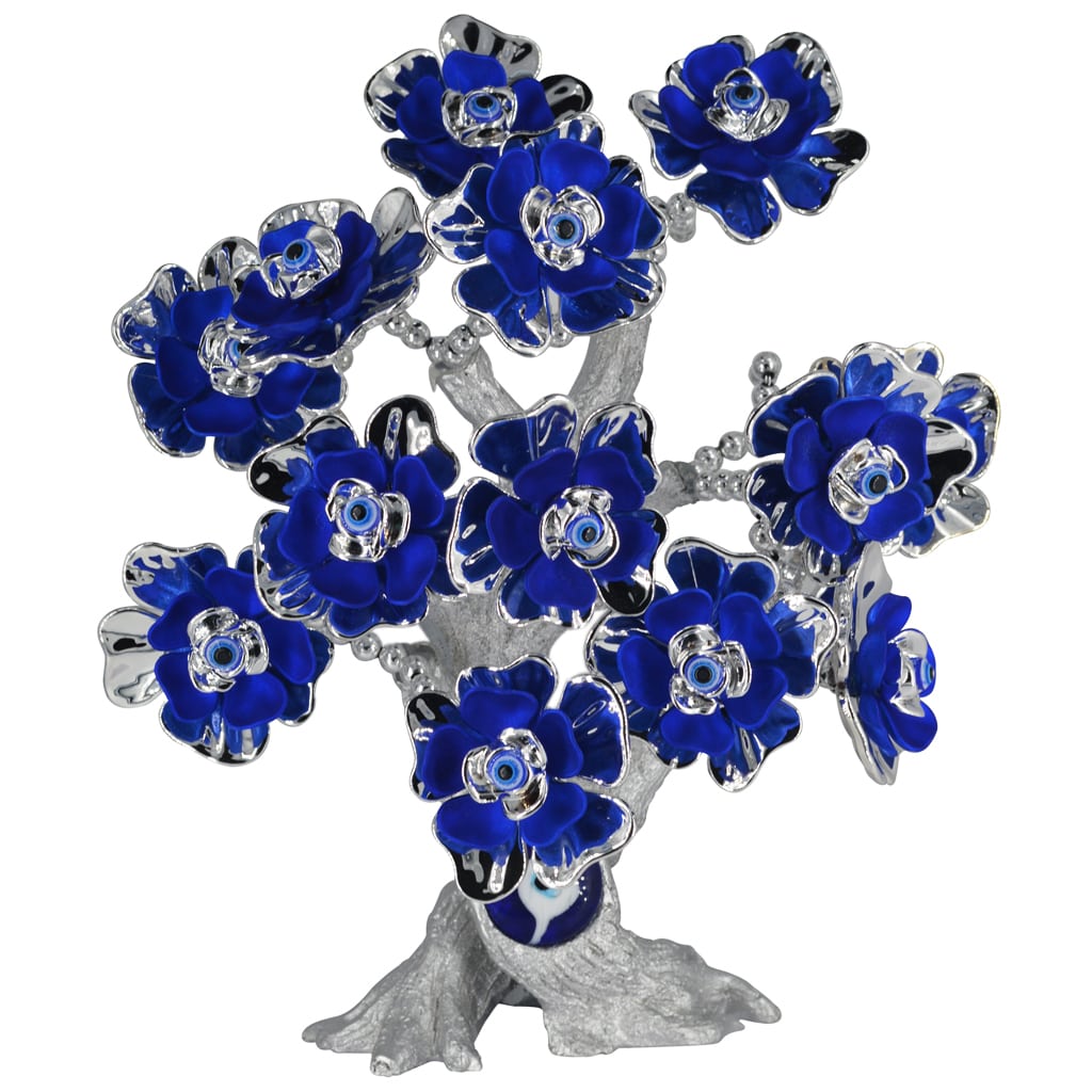 Buy Feng Shui Evil Eye Flower tree (Blue) Online @ ₹1699 from ShopClues