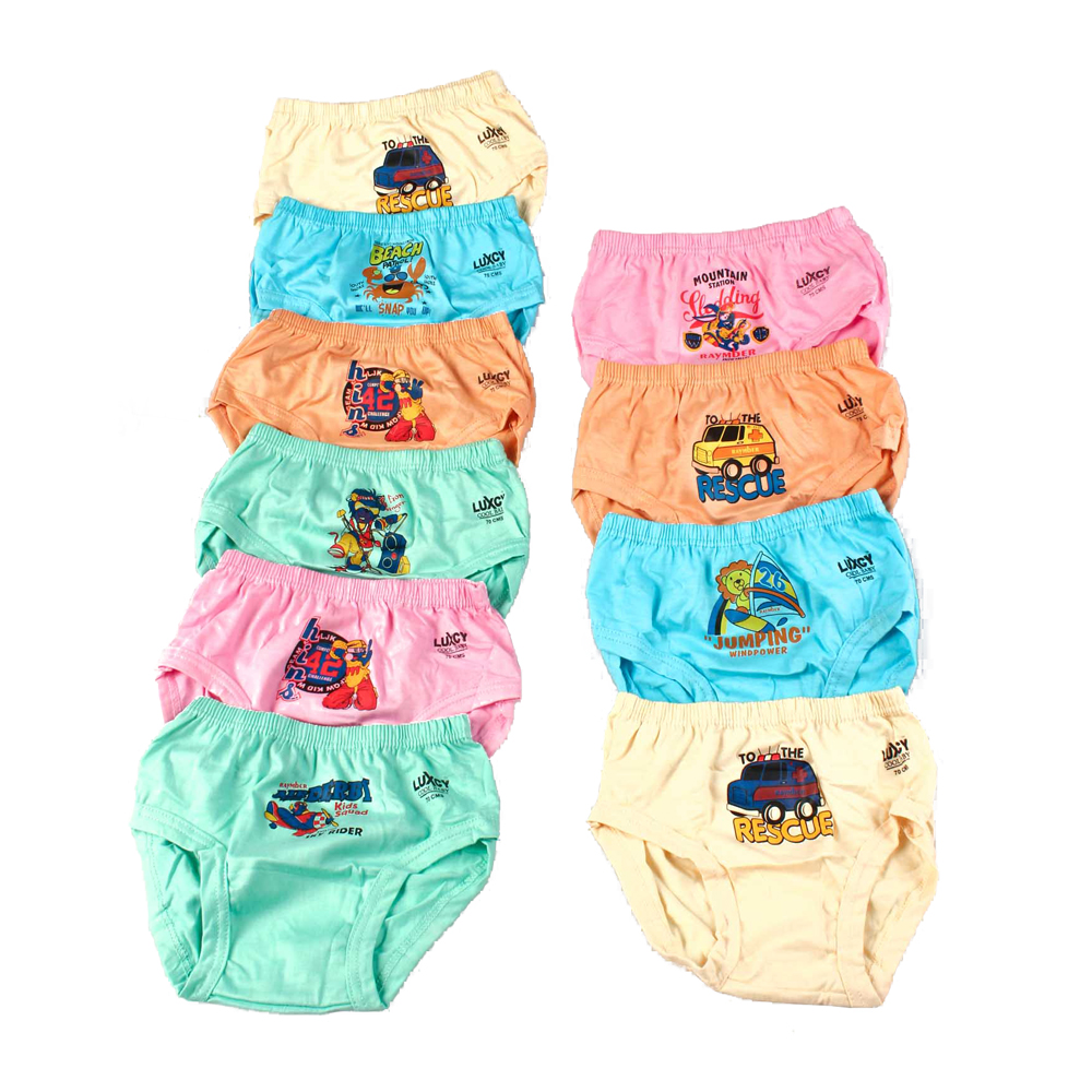 Buy KIDS INNER WEAR PRINTED JETTY KIDDO PACK OF 10 Online @ ₹299 from ...