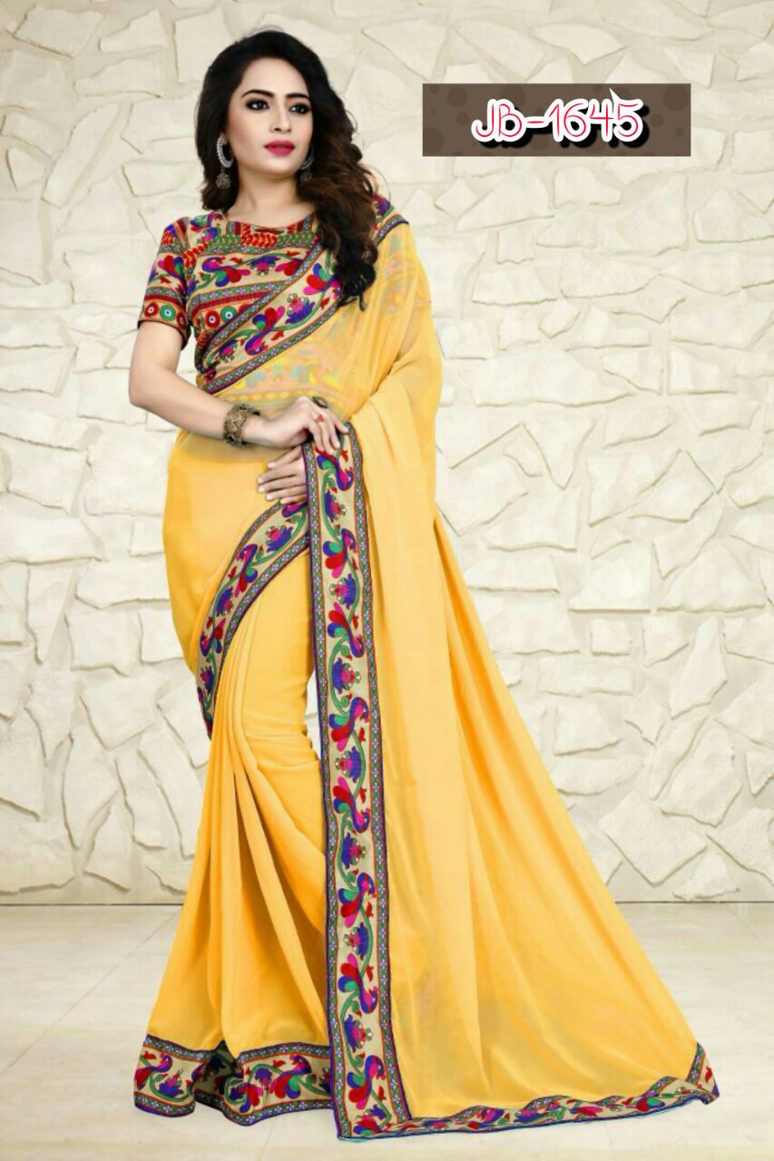 Buy Jai Bharat Enterprises Gray Cotton Saree Online @ ₹450 from ShopClues