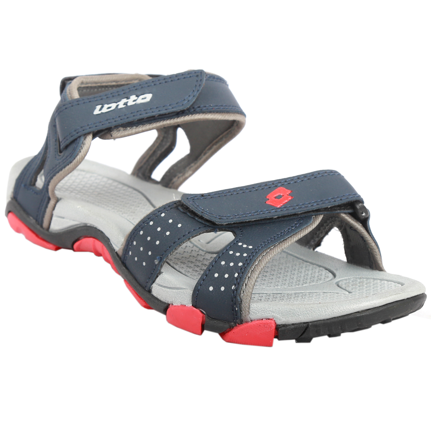 Buy Lotto Mens Grey,White Velcro Sandals Online @ ₹899 from ShopClues