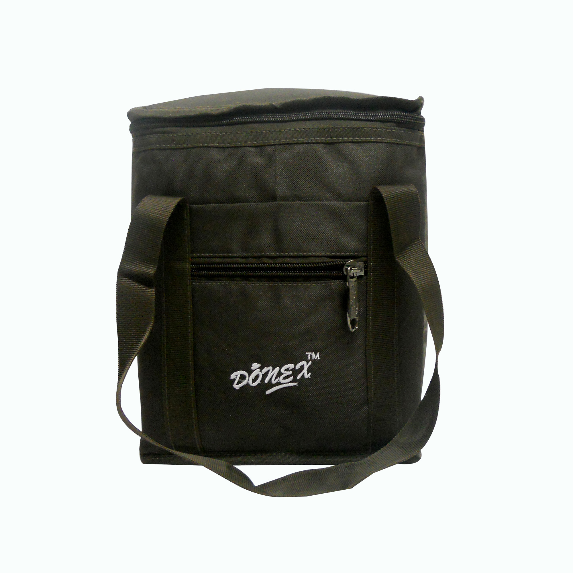 Donex Small Padded Polyster Lunch Bag Brown RSC00969