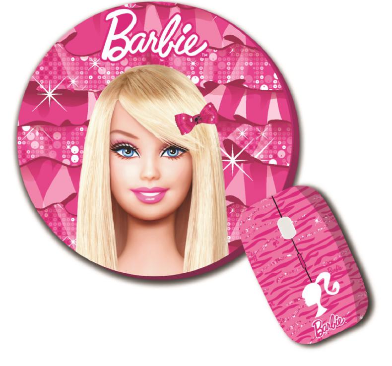 Buy Barbie Wireless Mouse/Mouse pad Combo! Online- Shopclues.com