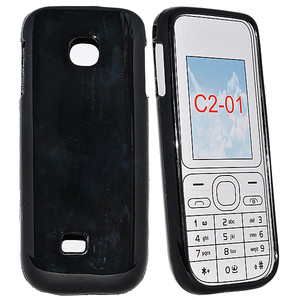 Black Tpu Silicon Silicone Skin Back Case Cover For Nokia C2-01 C201