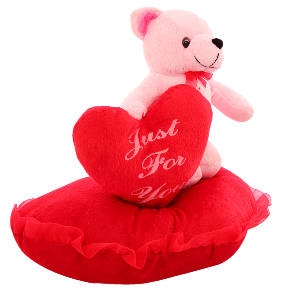Buy DealBindaas Standing On Heart With Dil Valentine Stuff Teddy ...