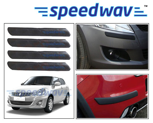 Speedwav Car Bumper Safety Guard Protectors For Maruti Suzuki Dzire ...