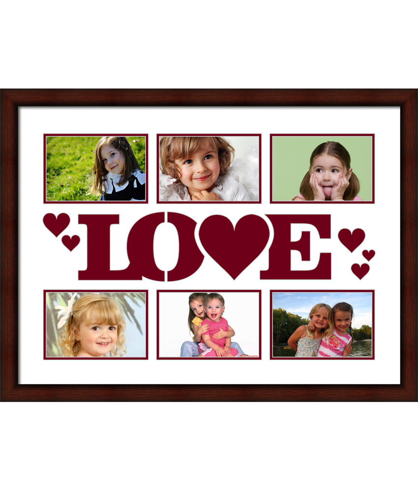 Buy Elegant Arts & Frames Love P 319-23 Collage Photo Frame 6 X 4 ...