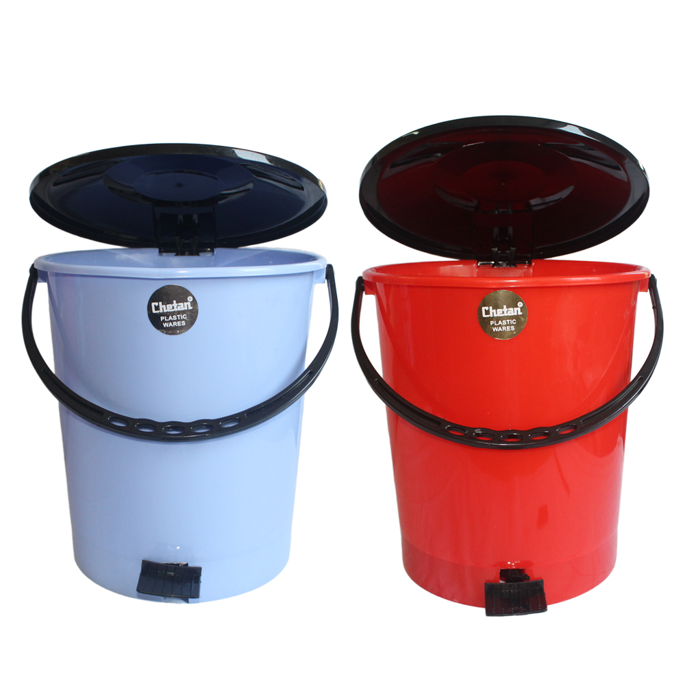 Buy Chetan 2 pc (7 Litre) Pedal Bin Plastic Dustbin Online @ ₹450 from ...