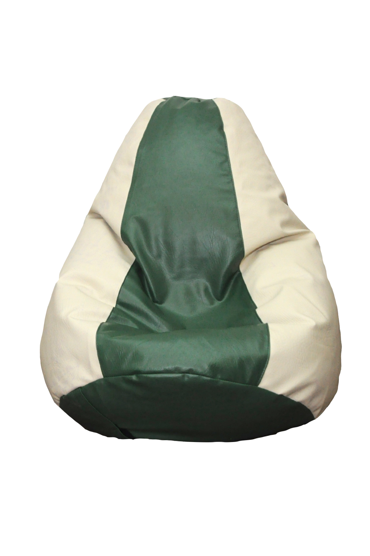 Buy Fat Finger Fabric Xxl Bean Bag Cover - (Bottle Green Offwhite, 26 ...