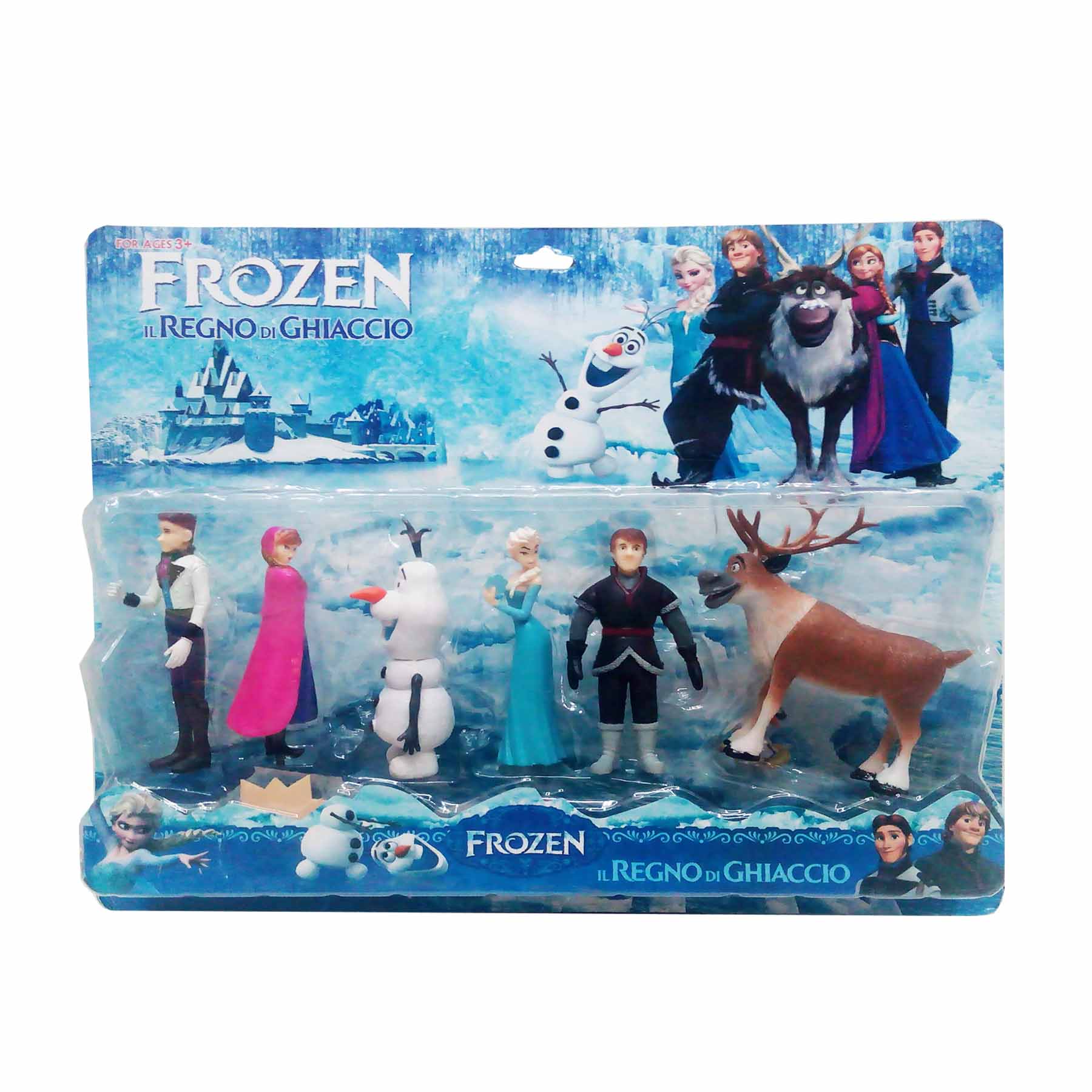 Buy Kiditos Frozen Movie dolls Elsa Anna Olaf Hans Krist Sven PVC ...