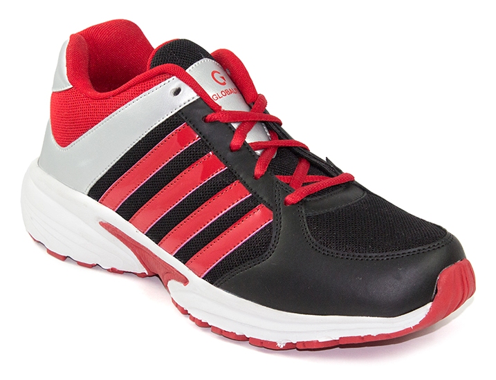 Buy Globalite G-Dart IV-N Black Red Sports Shoes - GSC1092 Online ...