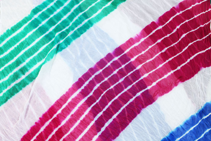 Buy Tie Dye Indian Dupatta Chunni Scarf Georgette Multi Color Printed ...