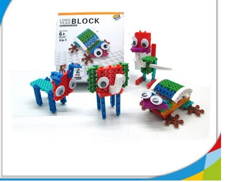 Buy DIY Building Blocks for kids to build animals Online @ ₹299 from ...