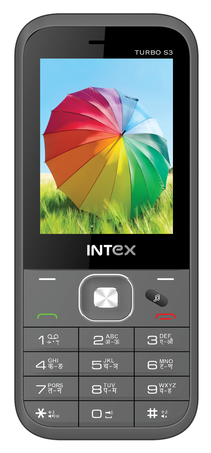 Buy Intex Turbo S3 (Grey-Black) Online @ ₹1239 from ShopClues