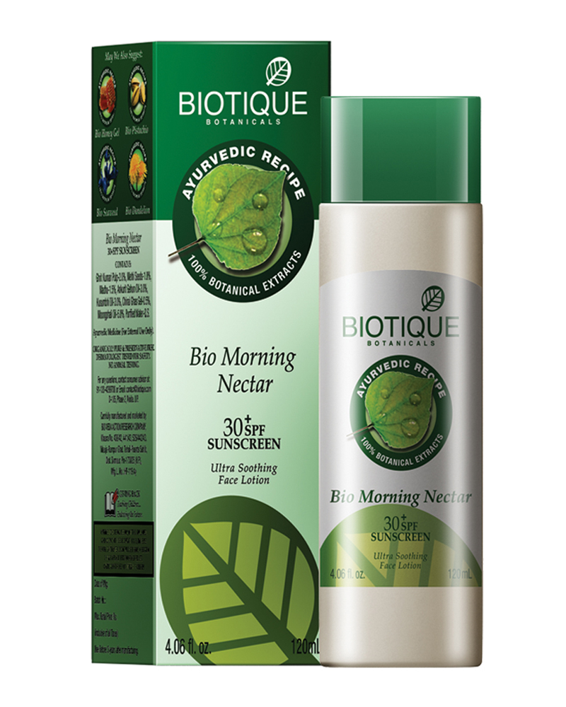 Buy Bio Morning Nectar 30 Spf Sunscreen Lotion -120 Ml Online @ ₹169 ...
