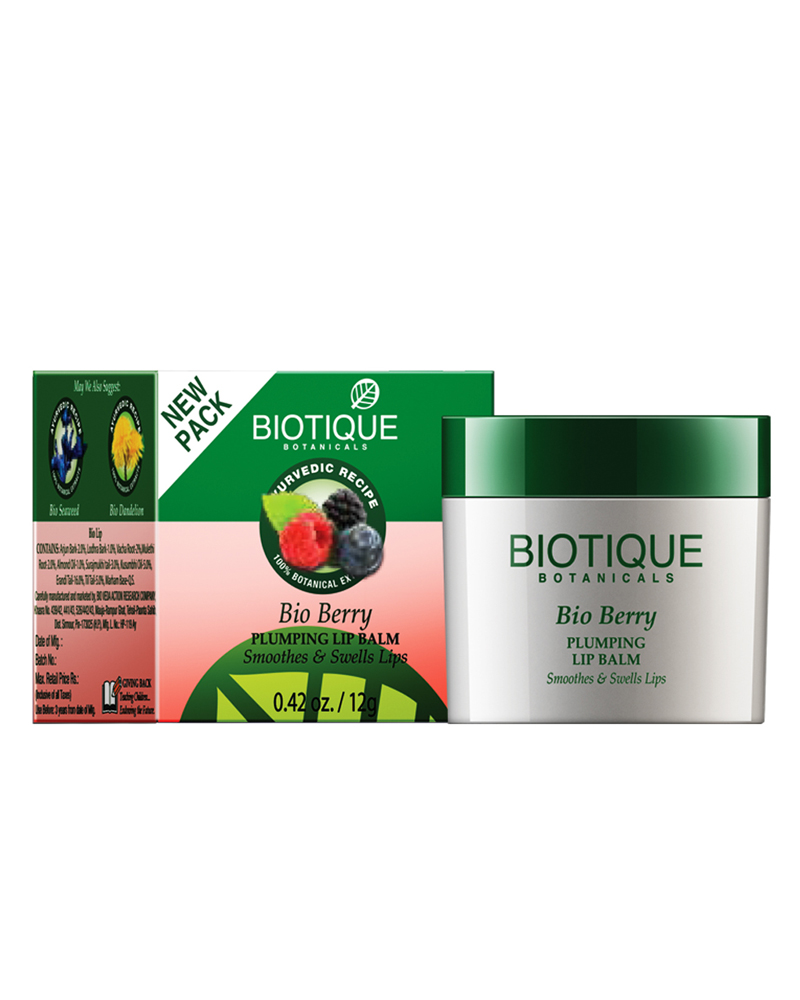 Buy Bio Berry Plumping Lip Balm Smoothes Swells Lips - 12Gm (New ...