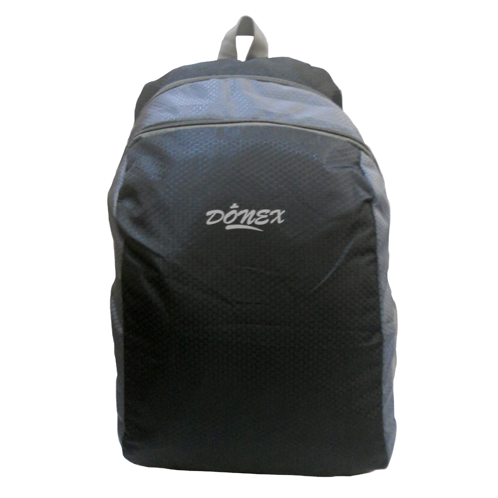 Buy Donex Kool Light weight School/College Backpack Black Grey RSC00892 ...