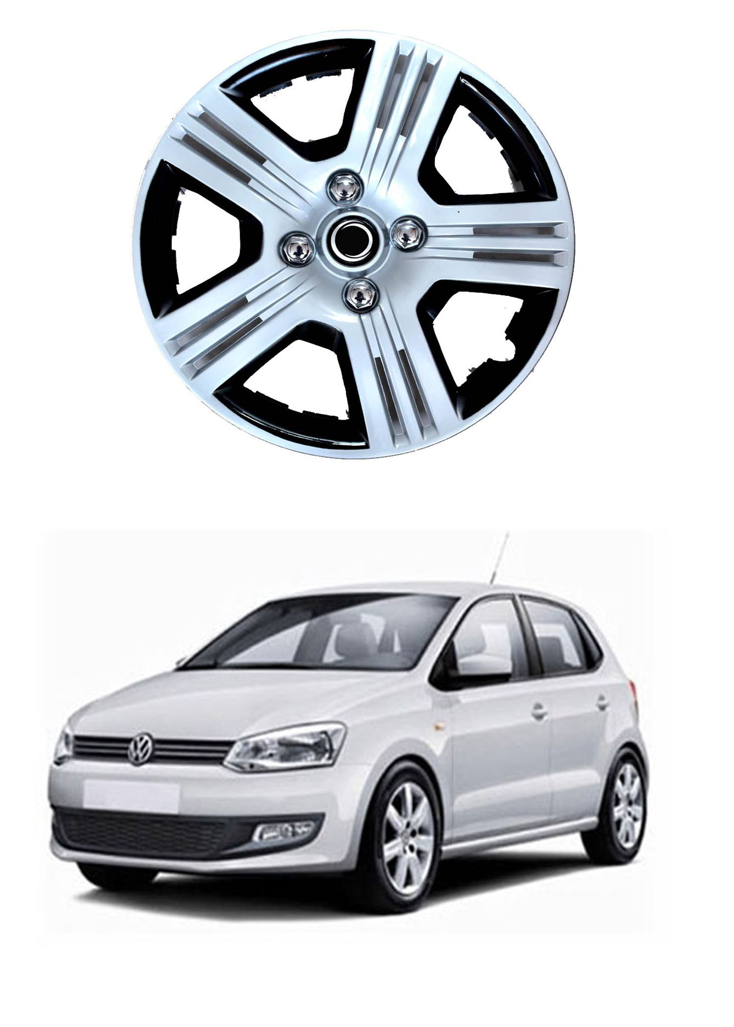 Buy Takecare 14 Inches Stylish Wheel Cover For Volkswagen Polo New 2014 ...