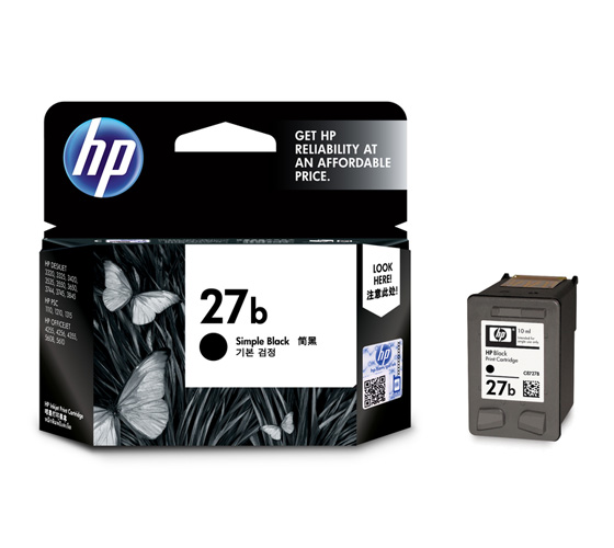 Online HP 27b Simple Black Original Ink Cartridge Prices - Shopclues India